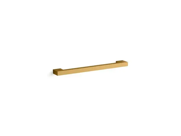 KOHLER Lodern 10" Cabinet Pull - Vibrant Brushed Moderne Brass
