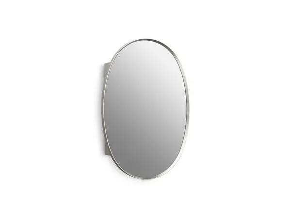 KOHLER Verdera 24" X 34" Oval Framed Medicine Cabinet - Brushed Nickel