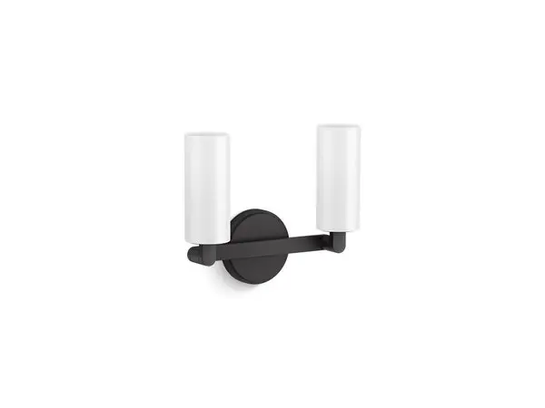 KOHLER Crue Two-light Sconce - Matte Black