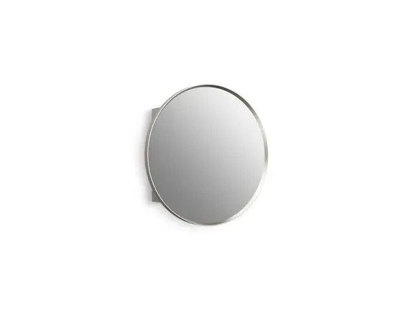KOHLER Verdera 24" Round Framed Medicine Cabinet - Brushed Nickel