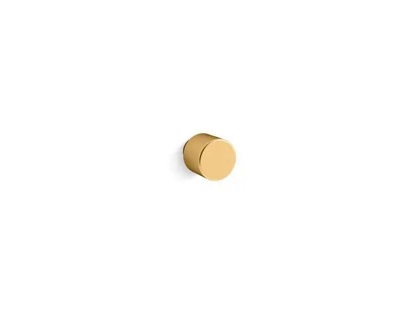 KOHLER Helst Cabinet Knob - Vibrant Brushed Moderne Brass