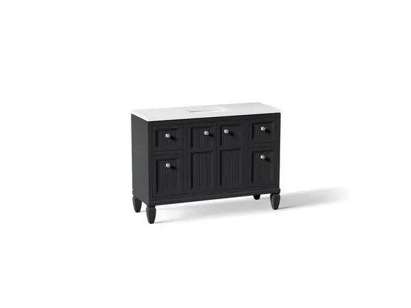 KOHLER Hearthaven 48" Bathroom Vanity Cabinet With Sink And Quartz Top - One-color