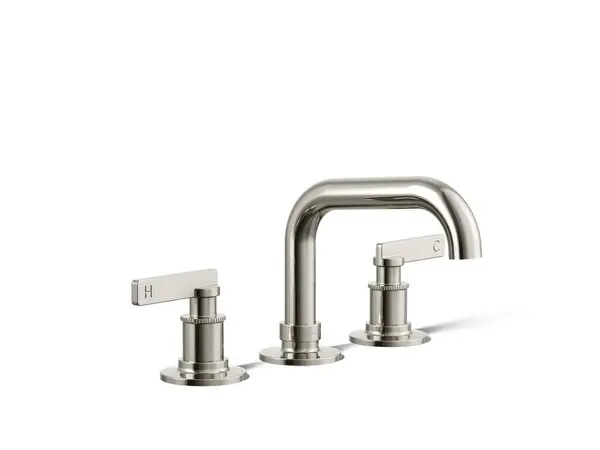 KOHLER Castia Studio Mcgee Widespread Bathroom Sink Faucet, 0.5 Gpm
