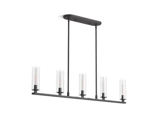 KOHLER Crue 45" Linear Chandelier - Matte Black