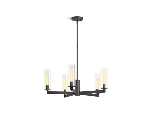 KOHLER Crue 26" Chandelier - Matte Black