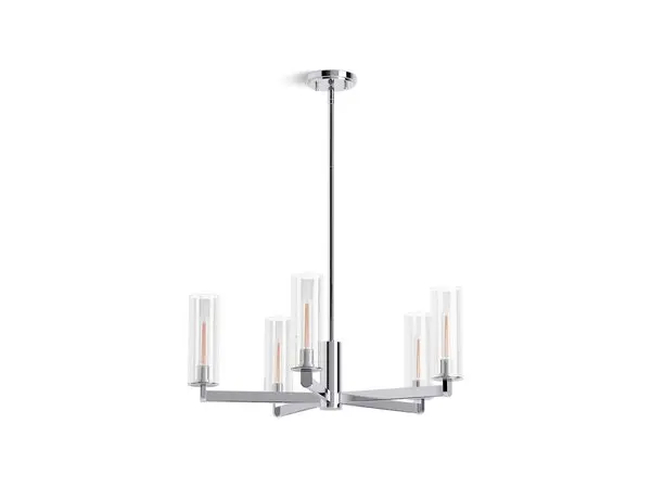 KOHLER Crue 26" Chandelier - Polished Chrome