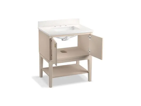 KOHLER Seagrove Studio Mcgee 30" Bathroom Vanity Cabinet With Sink And Quartz Top - One-color