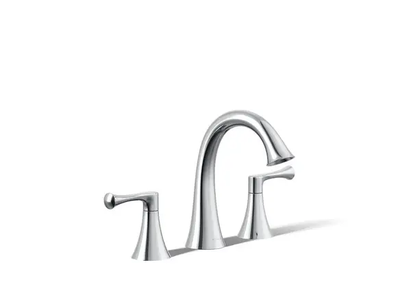KOHLER Buckley Widespread Bathroom Sink Faucet, 1.0 Gpm - One-color