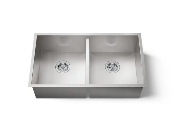 KOHLER Vault 32" Undermount Double-bowl Kitchen Sink - One-color