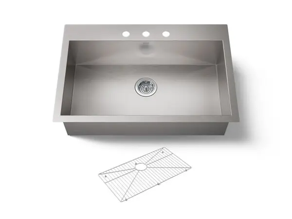 KOHLER Vault 33" Top-/undermount Single-bowl Kitchen Sink - One-color
