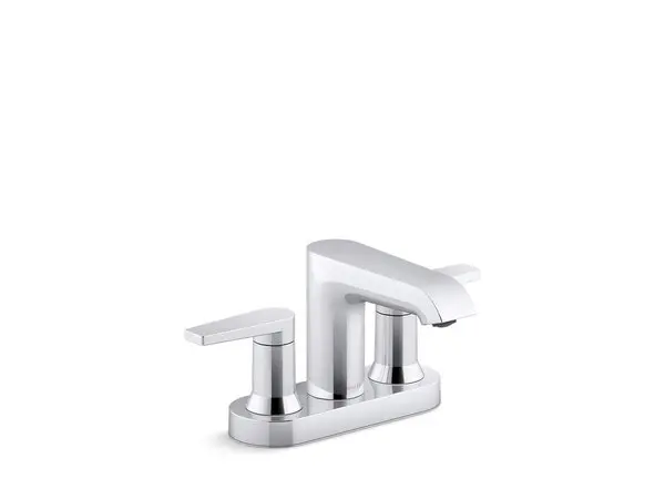 KOHLER Hint Centerset Bathroom Sink Faucet, 1.2 Gpm - One-color