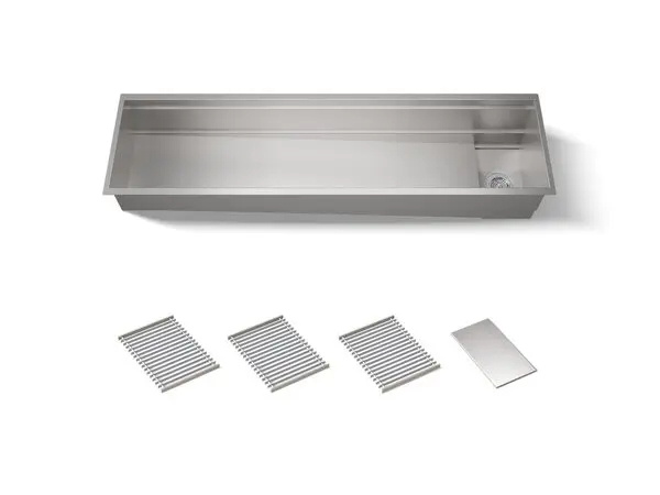 KOHLER Synthos 69-3/4" Undermount Single-bowl Kitchen Sink - One-color