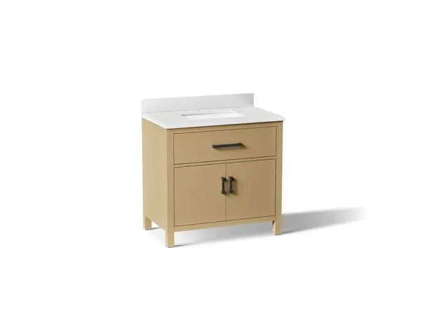KOHLER Kresla 36" Bathroom Vanity Cabinet With Sink And Quartz Top - One-color