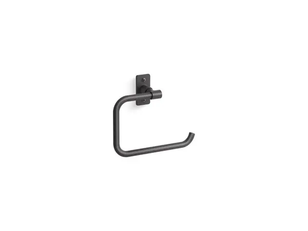 KOHLER Castia Studio Mcgee Towel Ring - Matte Black