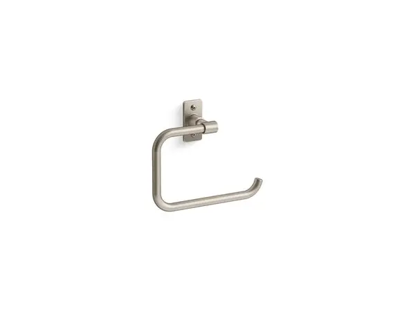 KOHLER Castia Studio Mcgee Towel Ring - Vibrant Brushed Nickel
