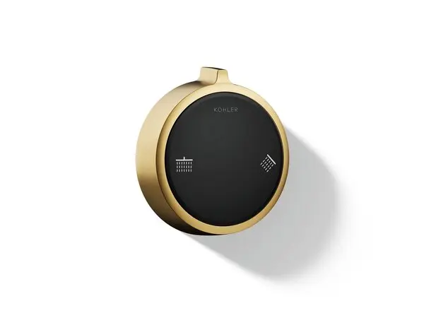 KOHLER Anthem Duo Two-outlet Shower Digital Control - Vibrant Brushed Moderne Brass