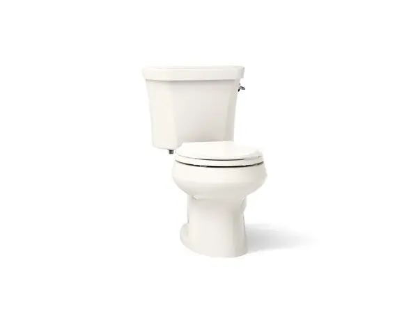 KOHLER Wellworth Two-piece Round-front Toilet, Dual-flush - One-color