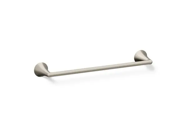 KOHLER Buckley 18" Towel Bar - Vibrant Brushed Nickel