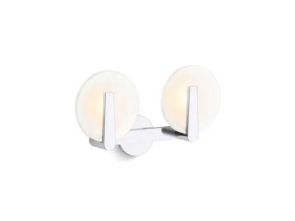 KOHLER Hint Two-light Sconce - Polished Chrome