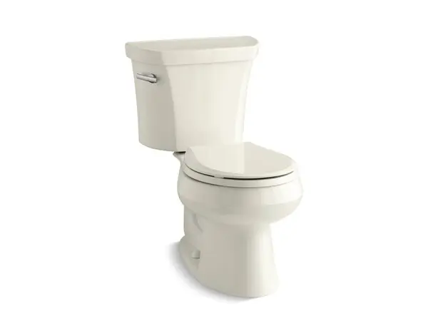 KOHLER Wellworth Two-piece Round-front Toilet, 1.28 Gpf - One-color