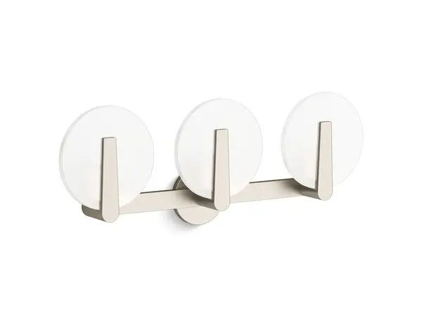 KOHLER Hint Three-light Sconce - Brushed Nickel