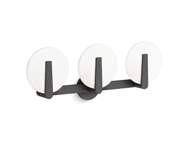 KOHLER Hint Three-light Sconce - Matte Black