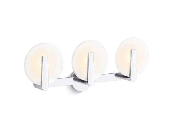 KOHLER Hint Three-light Sconce - Polished Chrome