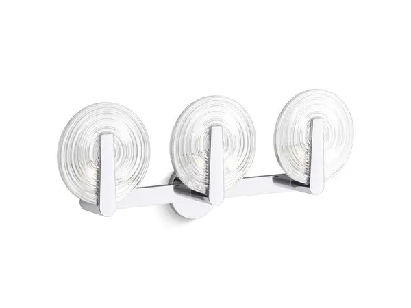 KOHLER Hint Three-light Sconce - Polished Chrome