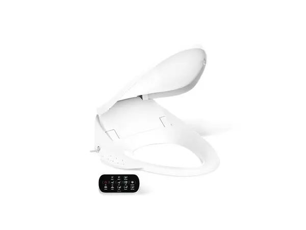 KOHLER Purewash E750 Elongated Bidet Toilet Seat With Remote Control - White