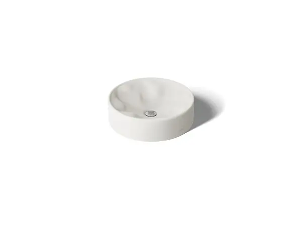 KOHLER Rista 16-1/4" Round Vessel Bathroom Sink, No Overflow - One-color
