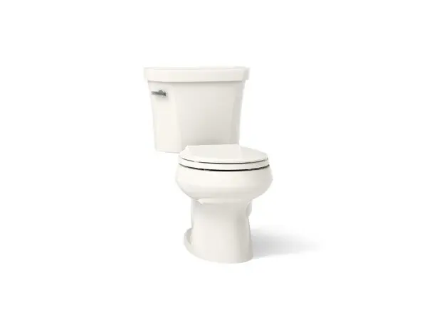 KOHLER Wellworth Two-piece Round-front Toilet, 1.28 Gpf - One-color