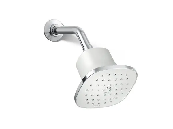 KOHLER Cinq Square Single-function Filtered Showerhead, 2.5 Gpm - One-color