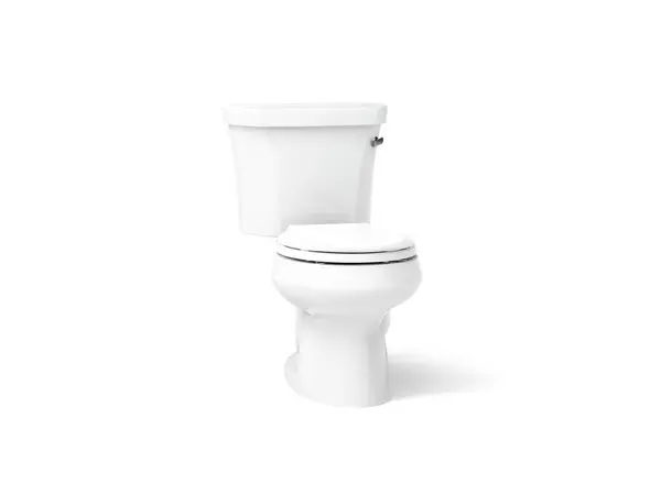 KOHLER Wellworth Two-piece Round-front Toilet, 1.28 Gpf - One-color