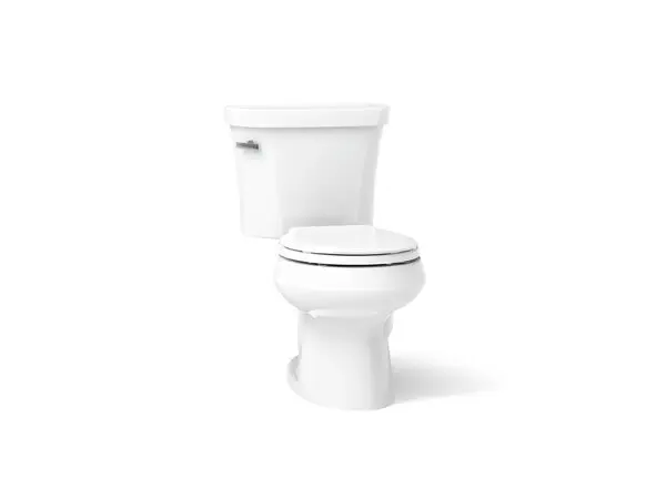 KOHLER Wellworth Two-piece Round-front Toilet, 1.28 Gpf - One-color