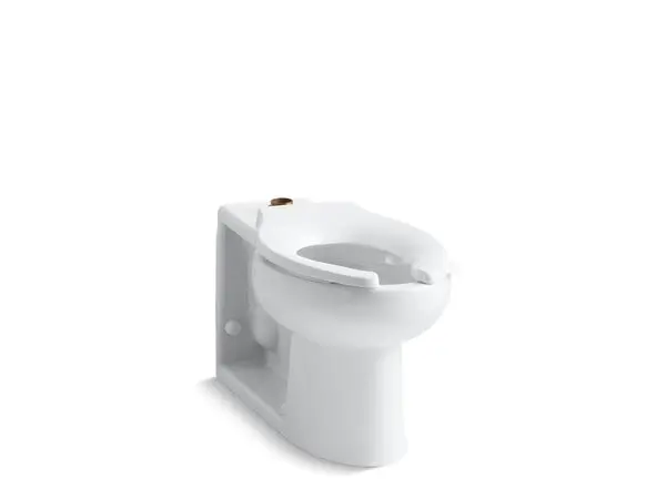 KOHLER Anglesey Floor-mount Top Spud Flushometer Bowl With Bedpan Lugs - One-color