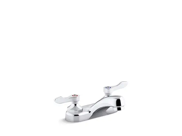 KOHLER Triton Bowe 0.5 Gpm Centerset Bathroom Sink Faucet With Laminar Flow And Lever Handles, Drain Not Included - One-color