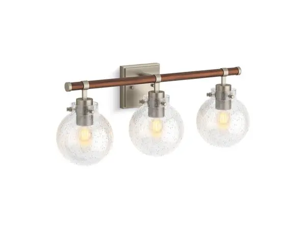 KOHLER Holt Three-light Sconce - Brushed Nickel