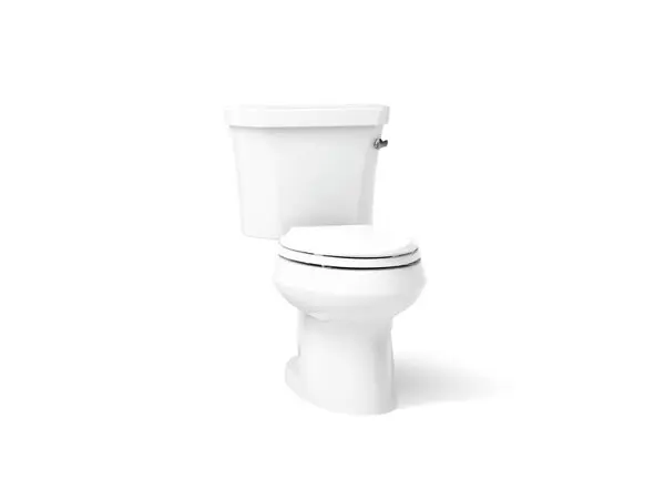 KOHLER Wellworth Two-piece Elongated Toilet, 1.28 Gpf - One-color