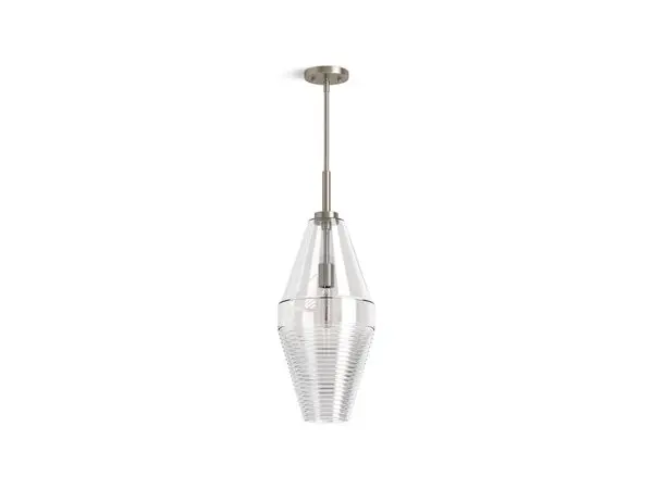 KOHLER Simplice Diamond Pendant - Brushed Nickel