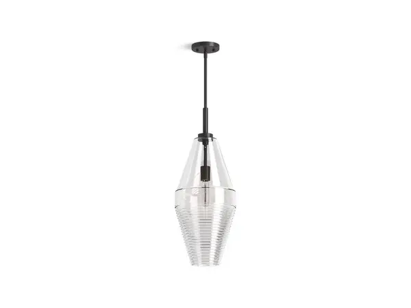 KOHLER Simplice Diamond Pendant - Matte Black