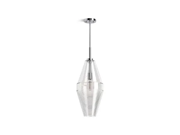 KOHLER Simplice Diamond Pendant - Polished Chrome