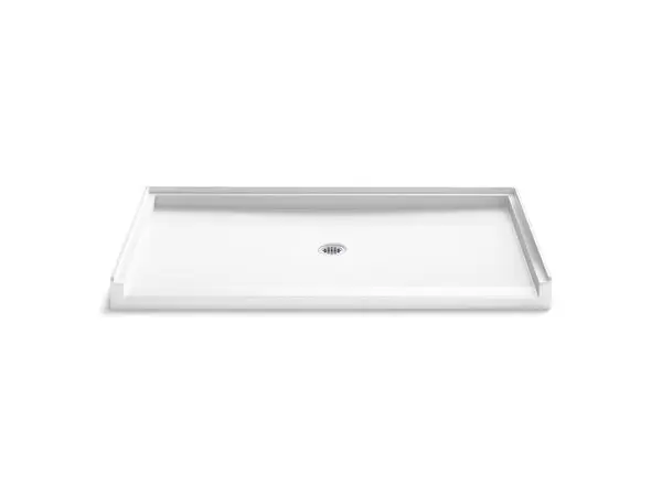 KOHLER Stoneridge 62" X 34" Alcove Shower Base, Center Drain - One-color