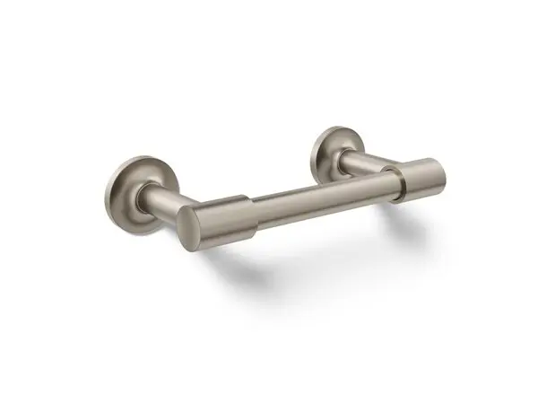 KOHLER Purist Pivoting Toilet Paper Holder - Vibrant Brushed Nickel