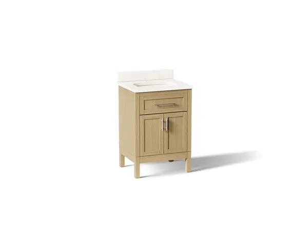 KOHLER Hadron 24" Bathroom Vanity Cabinet With Sink And Quartz Top - One-color