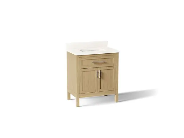 KOHLER Hadron 30" Bathroom Vanity Cabinet With Sink And Quartz Top - One-color