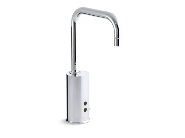 KOHLER Gooseneck 0.35 Gpm Shelf-back Commercial Lavatory Faucet With Grid Drain And Lever Handles - One-color