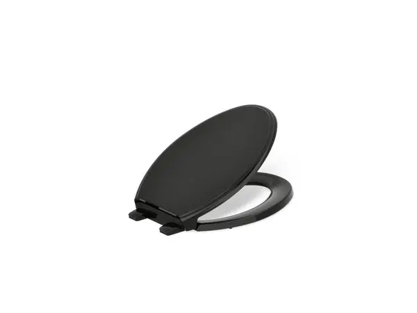 KOHLER Glenbury Readylatch Quiet-close Elongated Toilet Seat - Black Black