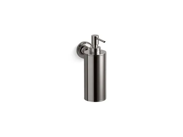 KOHLER Purist Wall-mount Soap/lotion Dispenser - Vibrant Titanium