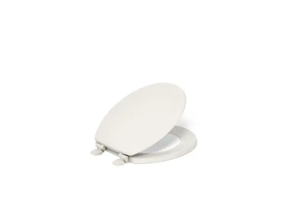 KOHLER Stonewood Round-front Toilet Seat - Almond