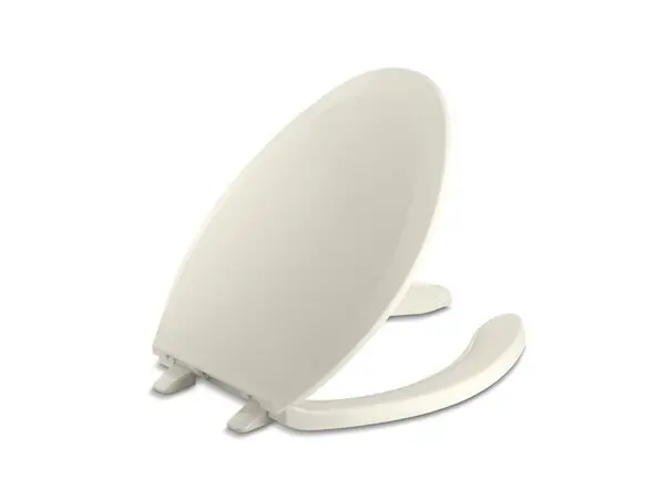KOHLER Lustra Elongated Toilet Seat - Biscuit